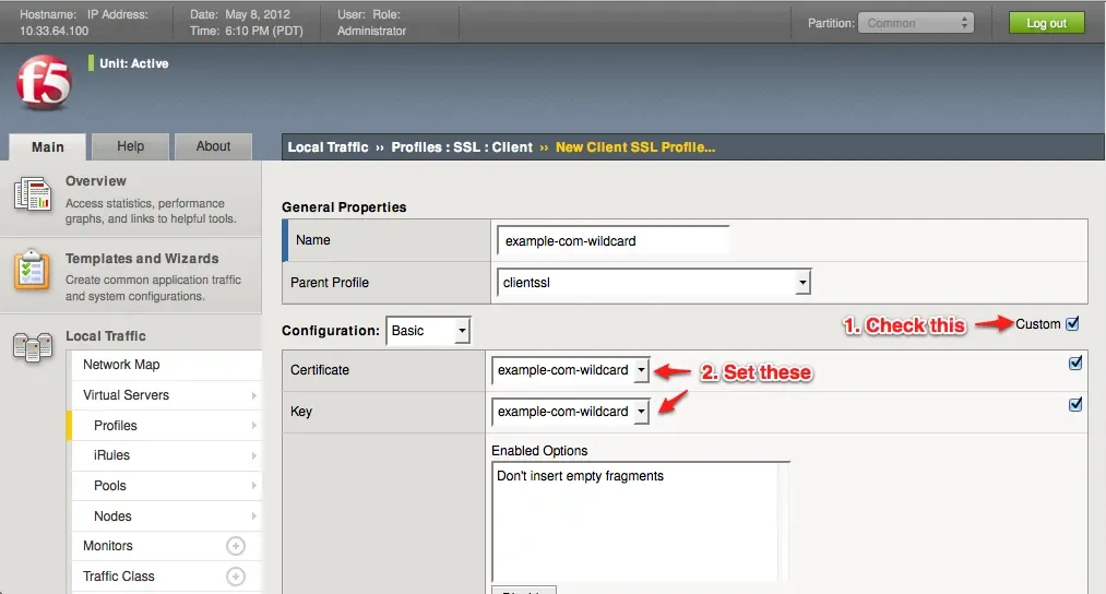 Setting up SSL Offloading (Termination) on an F5 Big-IP Load Balancer ...