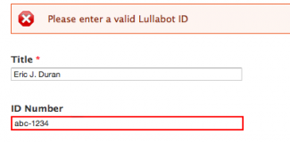 Module Monday: Field Validation | Lullabot
