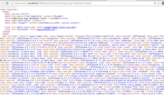 What is an isomorphic application? | Lullabot