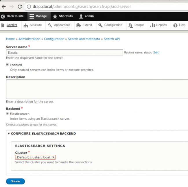 Indexing content from Drupal 8 using Elasticsearch | Lullabot