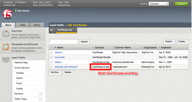 Setting up SSL Offloading (Termination) on an F5 Big-IP Load Balancer ...
