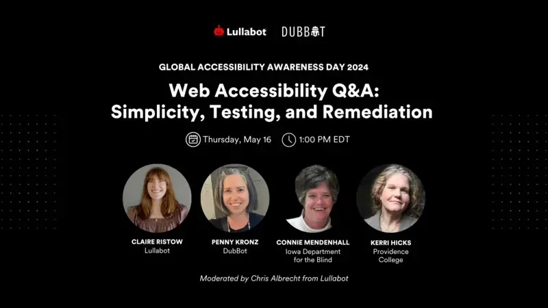 Web Accessibility Q&A: Simplicity, Testing, and Remediation | Lullabot Web Accessibility Q&A: Simplicity, Testing, and Remediation | Lullabot