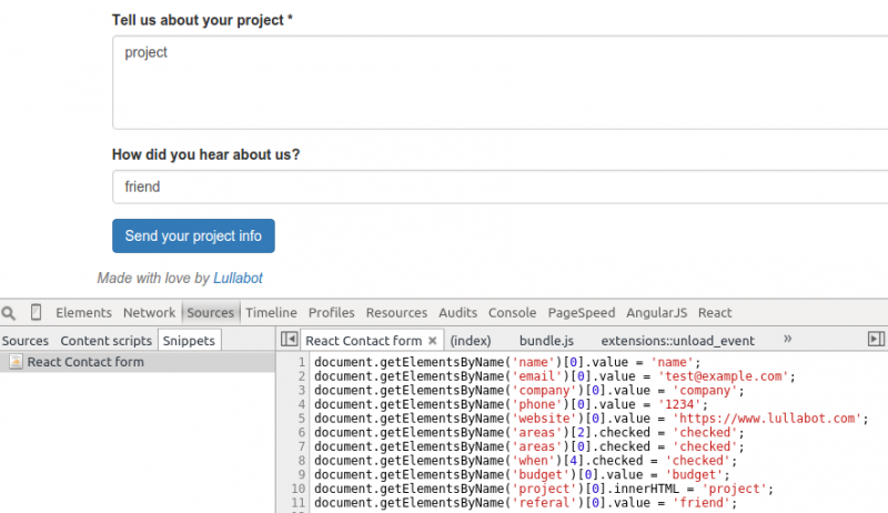 Processing forms in React | Lullabot