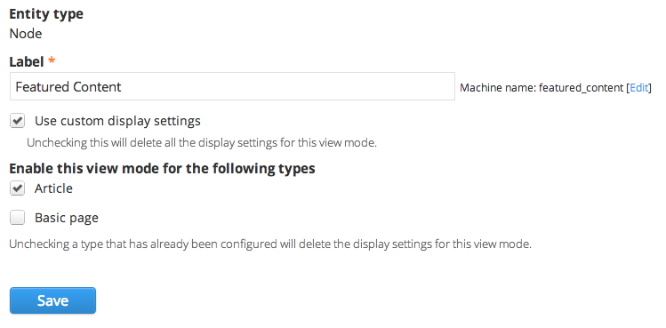 Module Monday: Entity View Modes | Lullabot